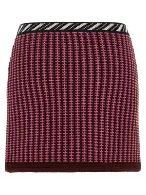 Versace Crochet Knit Skirt