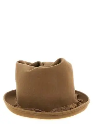 Yohji Yamamoto Curled Crown Hat