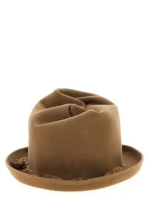 Yohji Yamamoto Curled Crown Hat