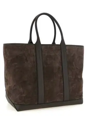 TOM FORD Suede Shopping Bag