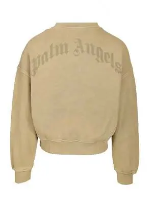 Palm Angels Curved Logo Sweatshirt