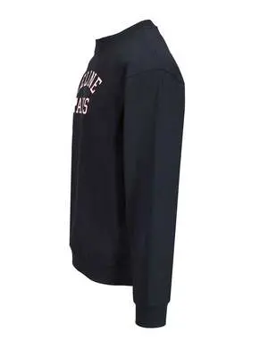 Celine Crewneck Cotton Sweatshirt