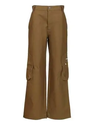 Off-White Bookish Cotton Cargo Pant - Brown