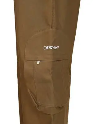 Off-White Bookish Cotton Cargo Pant