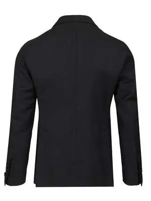 Tagliatore Double-breasted Herringbone Fabric Blazer