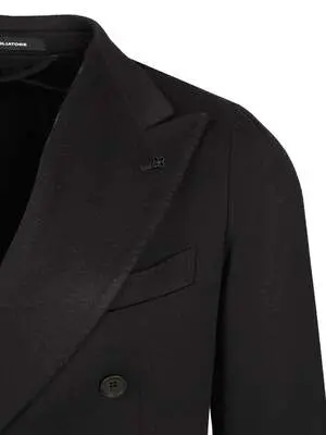 Tagliatore Double-breasted Wool And Cashmere Blazer