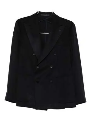 Tagliatore Double-breasted Wool And Cashmere Blazer