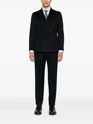 Tagliatore Double-breasted Wool And Cashmere Blazer