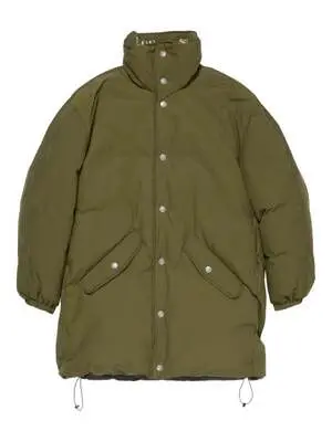 Acne Studios Omero Down Jacket With Stand Collar And Seasonal Print