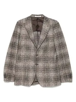 Tagliatore Blazer In Wool And Silk Jersey