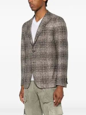 Tagliatore Blazer In Wool And Silk Jersey