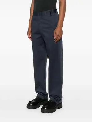 Fendi Gabardine Cigarette Trousers