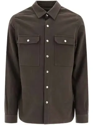 Rick Owens Wool Shirt Jacket