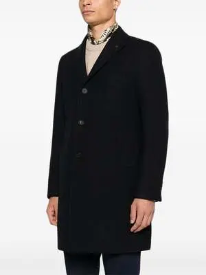 Tagliatore Bruce Single-breasted Wool Blend Coat