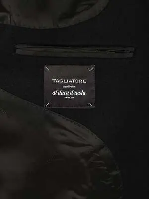 Tagliatore Bruce Single-breasted Wool Blend Coat