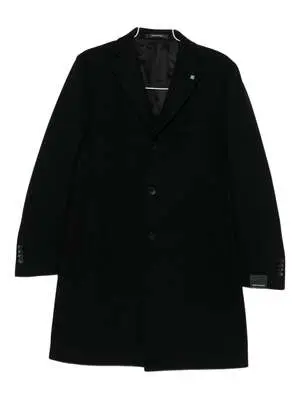 Tagliatore Bruce Single-breasted Wool Blend Coat