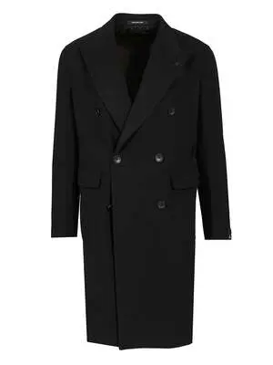 Tagliatore London Double-breasted Wool And Cashmere Coat