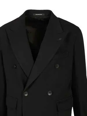 Tagliatore London Double-breasted Wool And Cashmere Coat