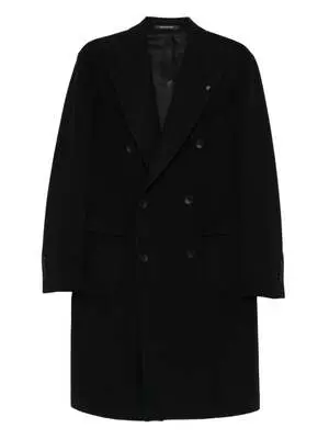 Tagliatore London Double-breasted Wool And Cashmere Coat