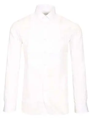 Tagliatore Pleated Formal Shirt - White