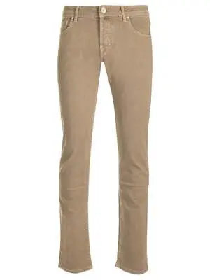Jacob Cohen Nick Slim” Trousers - Cream