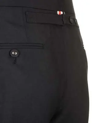 Thom Browne Skinny Trousers With Front Pleats