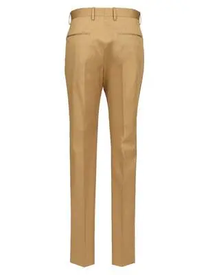 Tagliatore Prince Of Wales Wool Flannel Trousers