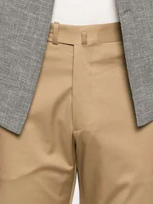 Tagliatore Prince Of Wales Wool Flannel Trousers