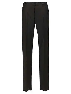 Tagliatore Garcon Trousers In Cool Wool - Black