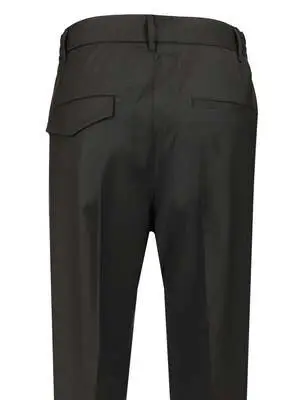 Tagliatore Garcon Trousers In Cool Wool - Black