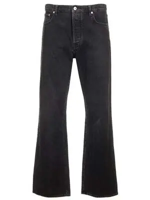Off-White Relaxed Fit Diag Jeans - Black