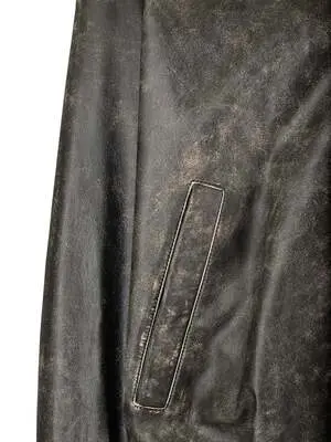 Acne Studios Leather Bomber Jacket