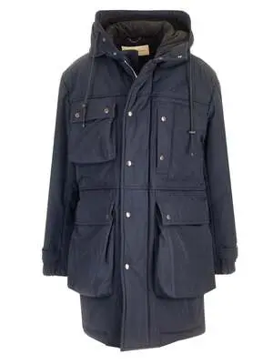 Dries Van Noten Roos" Parka Coat - Blue