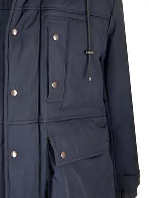 Dries Van Noten Roos" Parka Coat - Blue