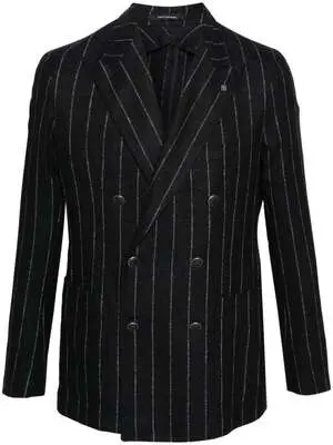 Tagliatore Montecarlo Double-breasted Bouclé Jacket