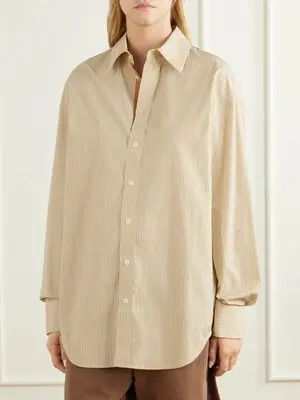 KALLMEYER Dani Cotton Poplin Shirt - Neutrals
