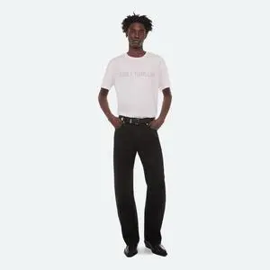 Helmut Lang Reverse Logo Tee - White