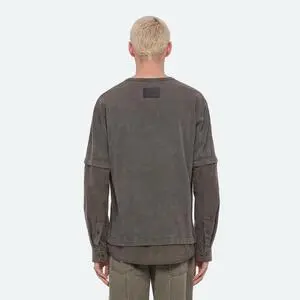 Helmut Lang Shirt Layer Tee - Dark Moss