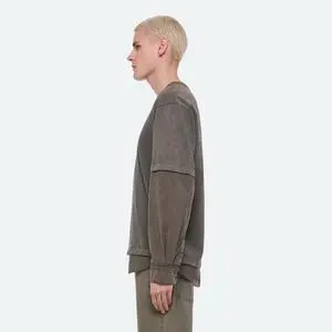 Helmut Lang Shirt Layer Tee - Dark Moss