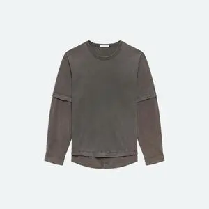 Helmut Lang Shirt Layer Tee - Dark Moss