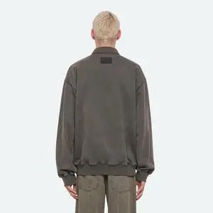 Helmut Lang Garment-dyed Terry Polo - Dark Moss