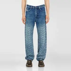 DIESEL® D-macs Regular Waist Tapered Leg Jeans - Blue