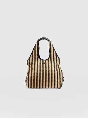 SAINT + SOFIA Large Stella Shoulder Tote Bag