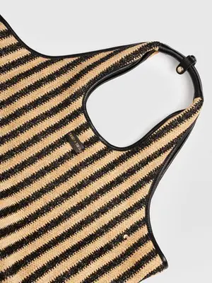 SAINT + SOFIA Large Stella Shoulder Tote Bag