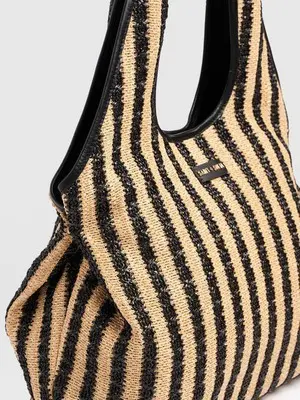 SAINT + SOFIA Large Stella Shoulder Tote Bag