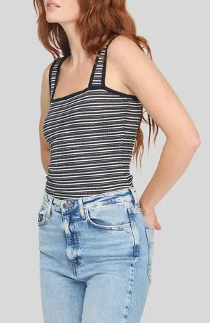 PROJECT SOCIAL T Bianca Striped Rib Tank