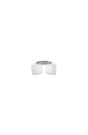 UNODE50 Sterling Plated Square Statement Ring