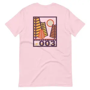 ANCHOR & CREW Cotton Three Field Notes Organic Cotton T-shirt - Pink