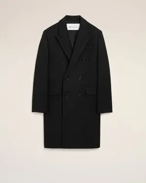 AMI Paris Double Breasted Wool Coat