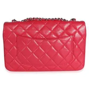 Chanel Quilted Lambskin Flap Bag - Pink